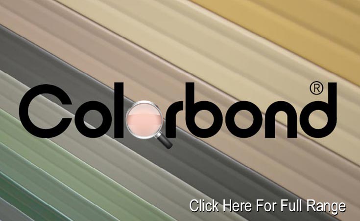 Colorbond® Colours For Fence Panels, Verandas & Sheds.